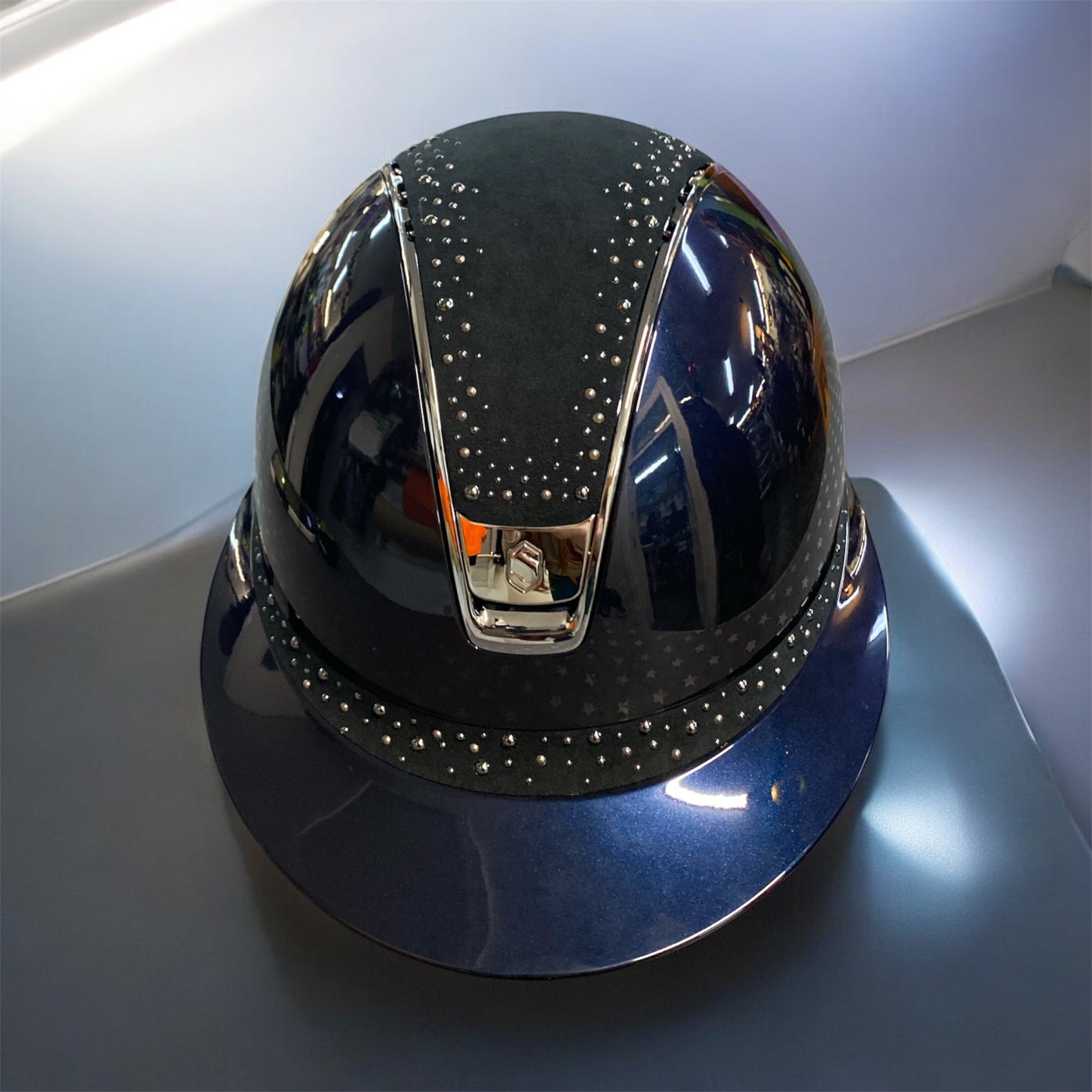 Samshield Miss Shield V2 2.0 Gloss Navy Helmet Night Pearl - Boomerang ...