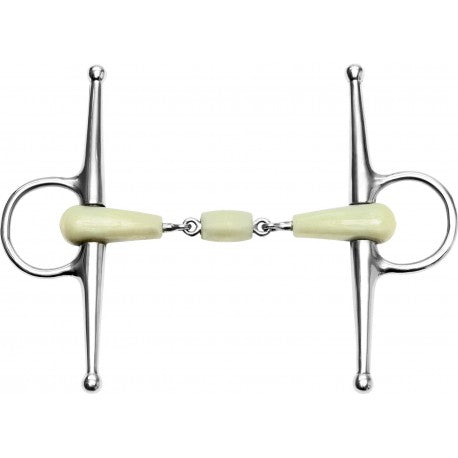Feeling Full Cheek Flexi Double Jointed Bit - Boomerang Equestrian